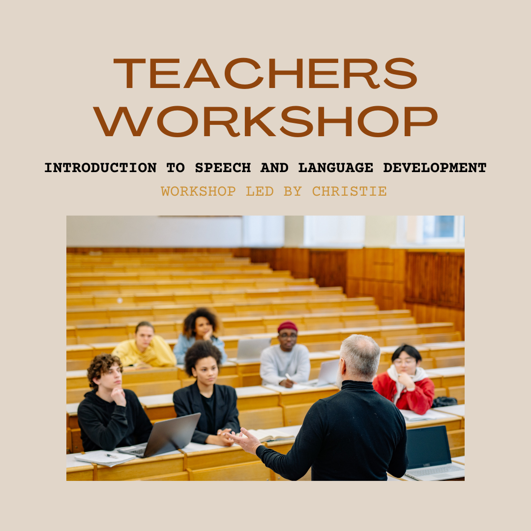 Workshops and Programs – Christie Speech Therapy